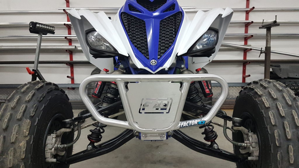 Raptor 700 MX bumper with F43 plate – Factory 43